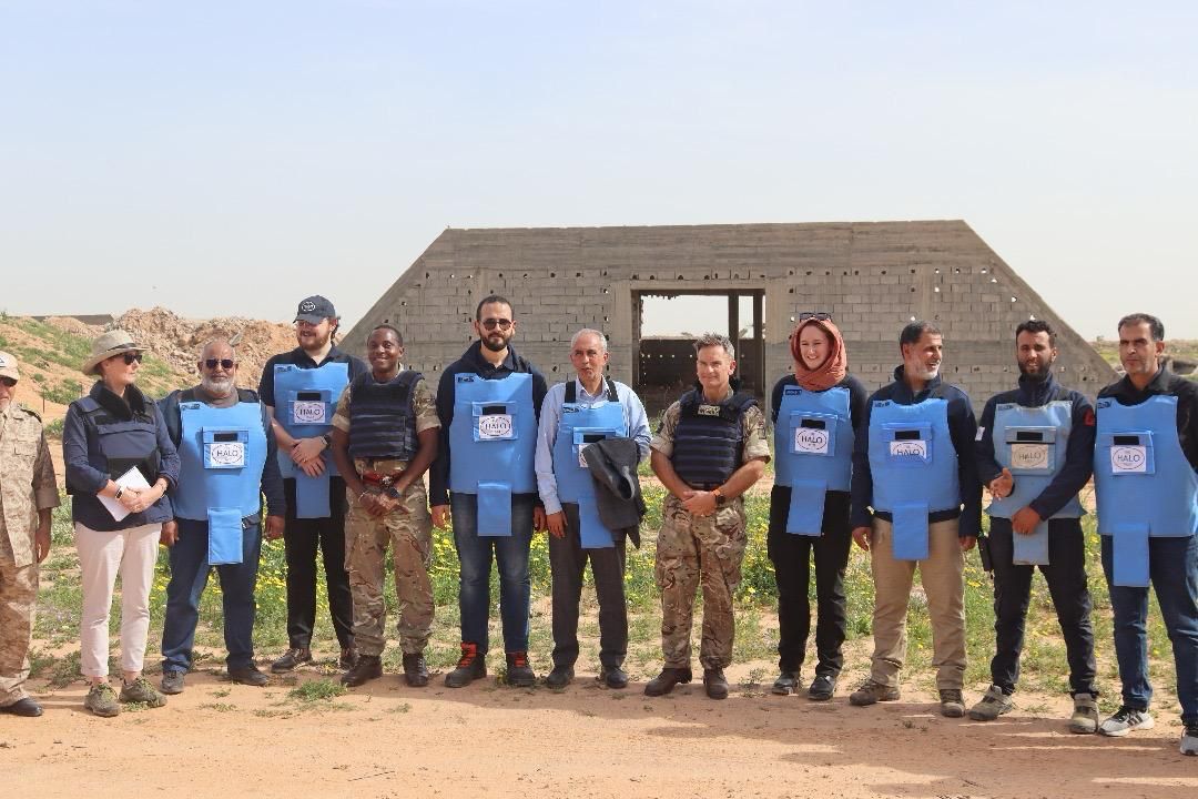 Visit of the British Military Attaché to the HALO Trust - The Libyan Mine Action Center